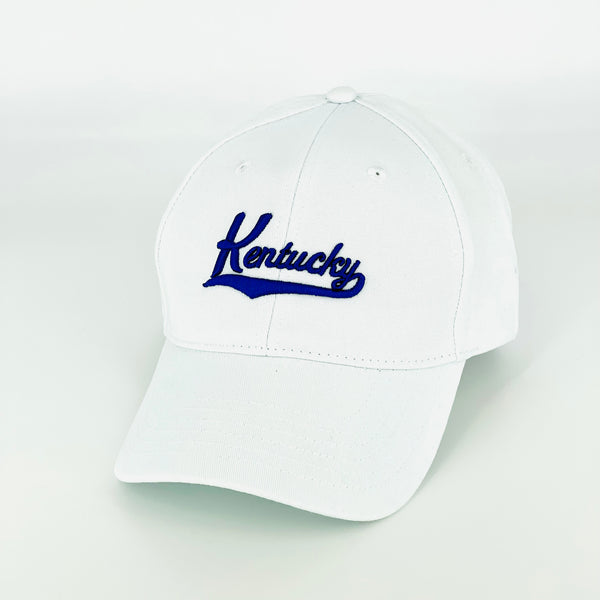 Kentucky Script Hat in White by Logan's – Logan's of Lexington